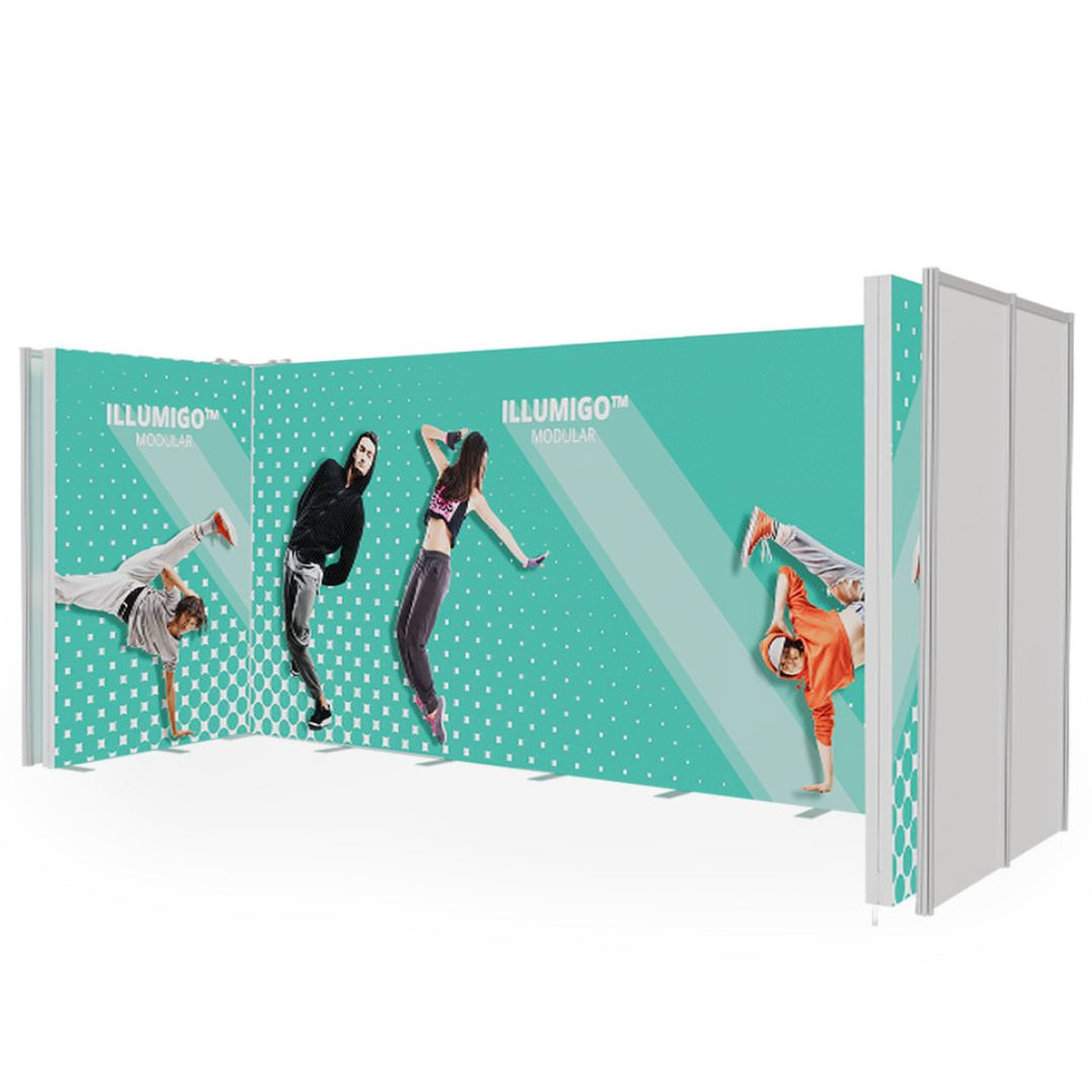 2x6m iLLUMiGO™ LED Lightbox Exhibition Stand Shell Scheme — Marler Haley