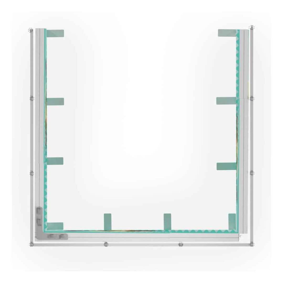 3x3m iLLUMiGO™ LED Lightbox Exhibition Stand Shell Scheme — Marler Haley