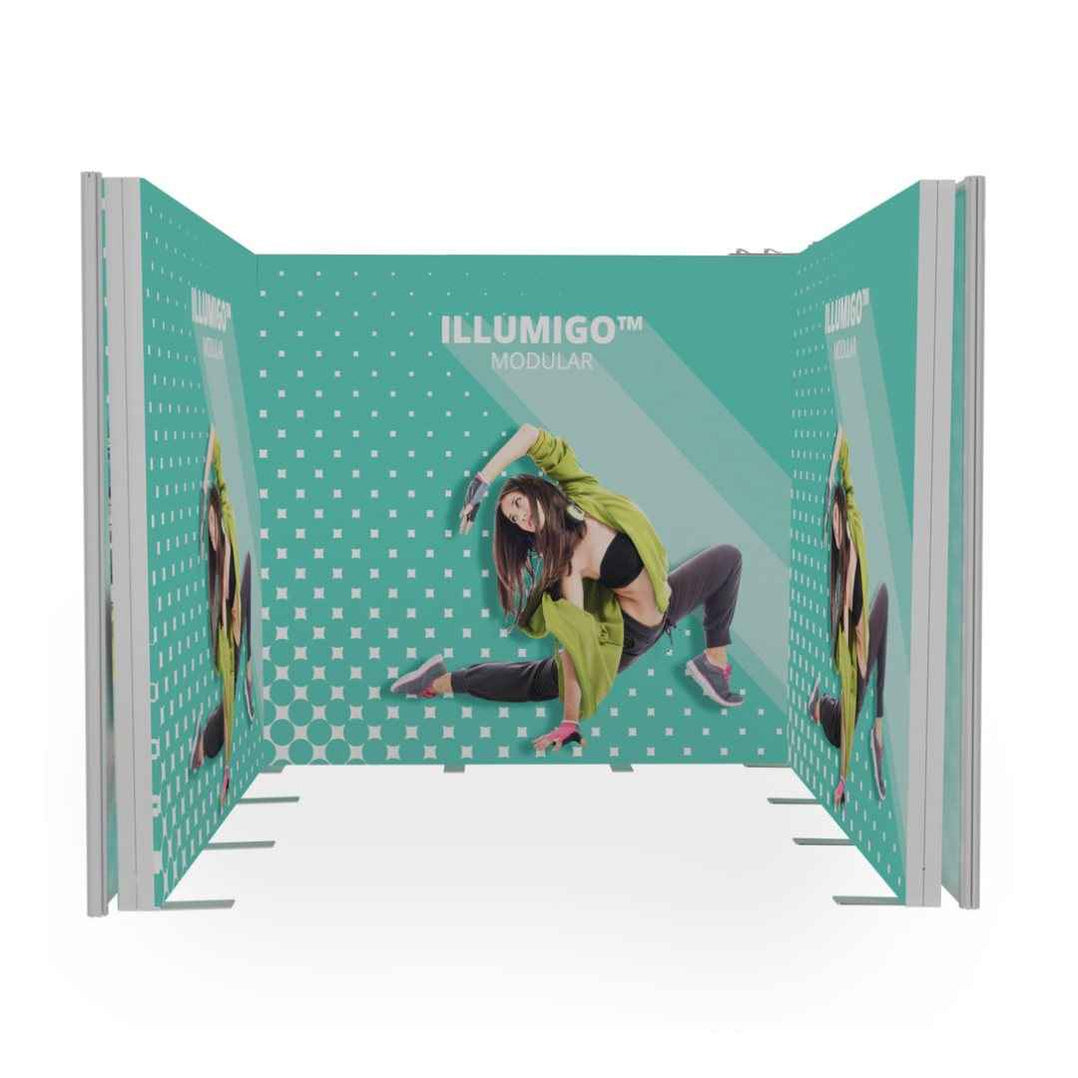 3x3m iLLUMiGO™ LED Lightbox Exhibition Stand Shell Scheme — Marler Haley