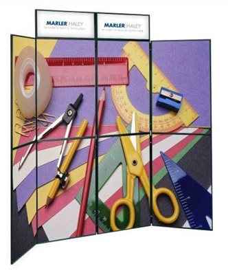 8 Frame Folding Display Board System | Marler Haley