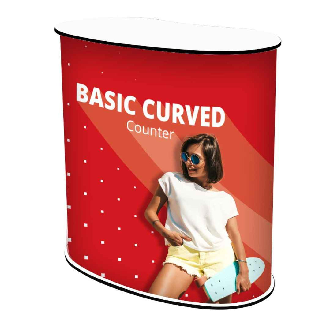 Basic Curved Exhibition Counter | Marler Haley