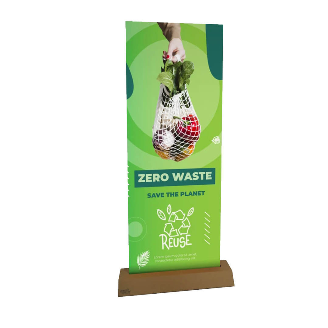 Cardboard Roller Banner | Recyclable Pull Up Banner | Marler Haley