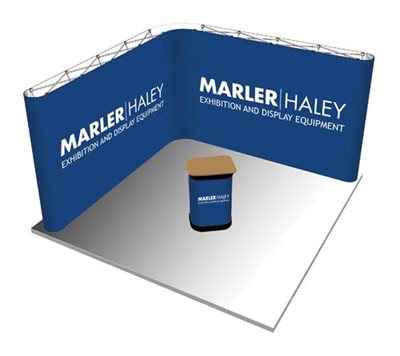 Extra Large L Shaped Pop Up System | Marler Haley