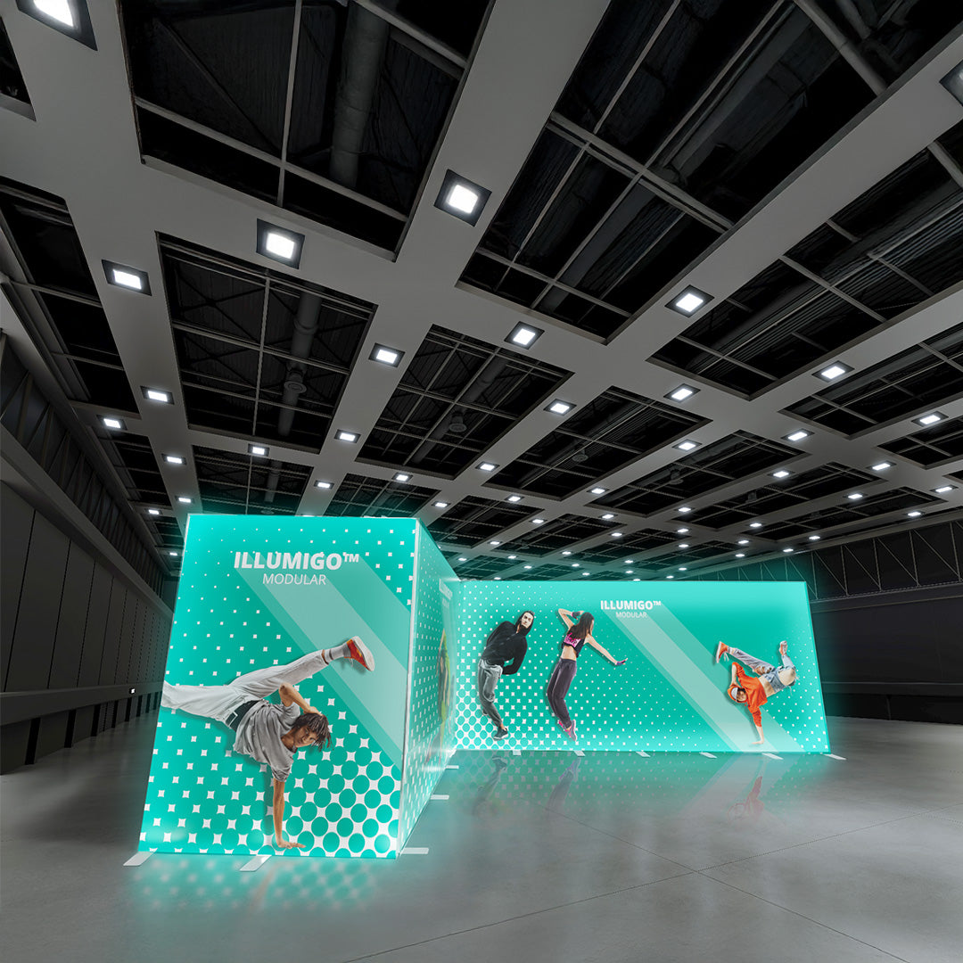 iLLUMiGO™ Modular Lightbox Display System (2380mm High) — Marler Haley