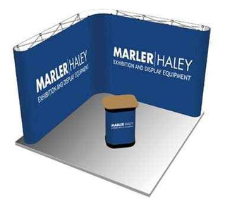Medium L Shaped Pop Up System | Marler Haley