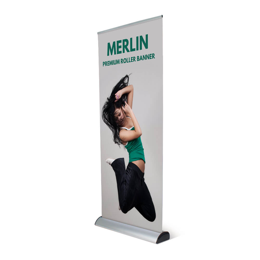 850mm Replaceable Cassette Premium Roller Banner - Quality Display Solutions — Marler Haley