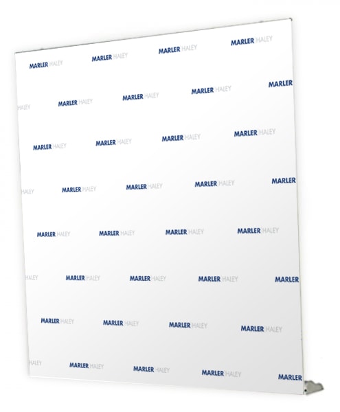 Wide Logo Banner Stand | Exhibition Stands — Marler Haley